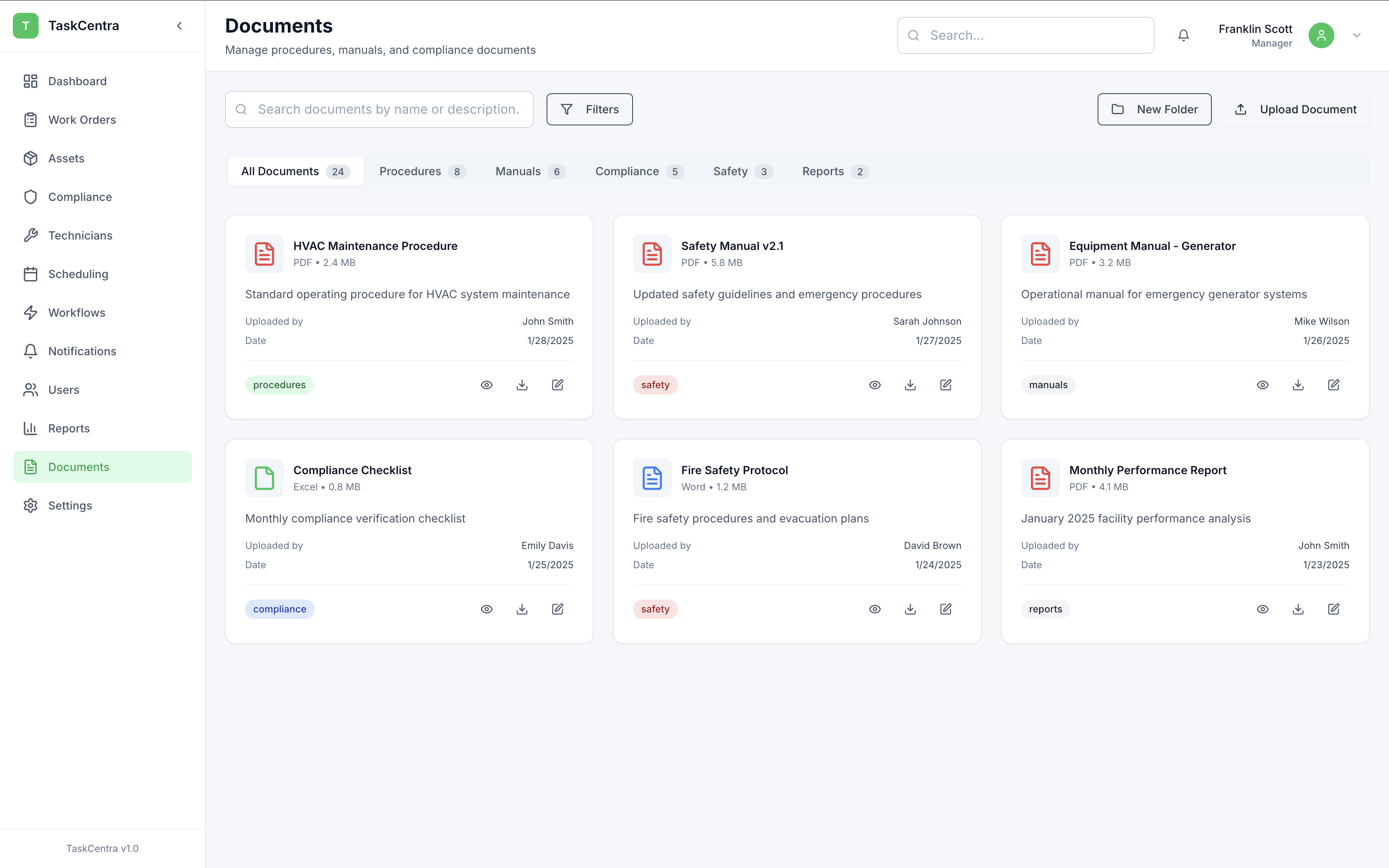 Water Compliance Software - TaskCentra